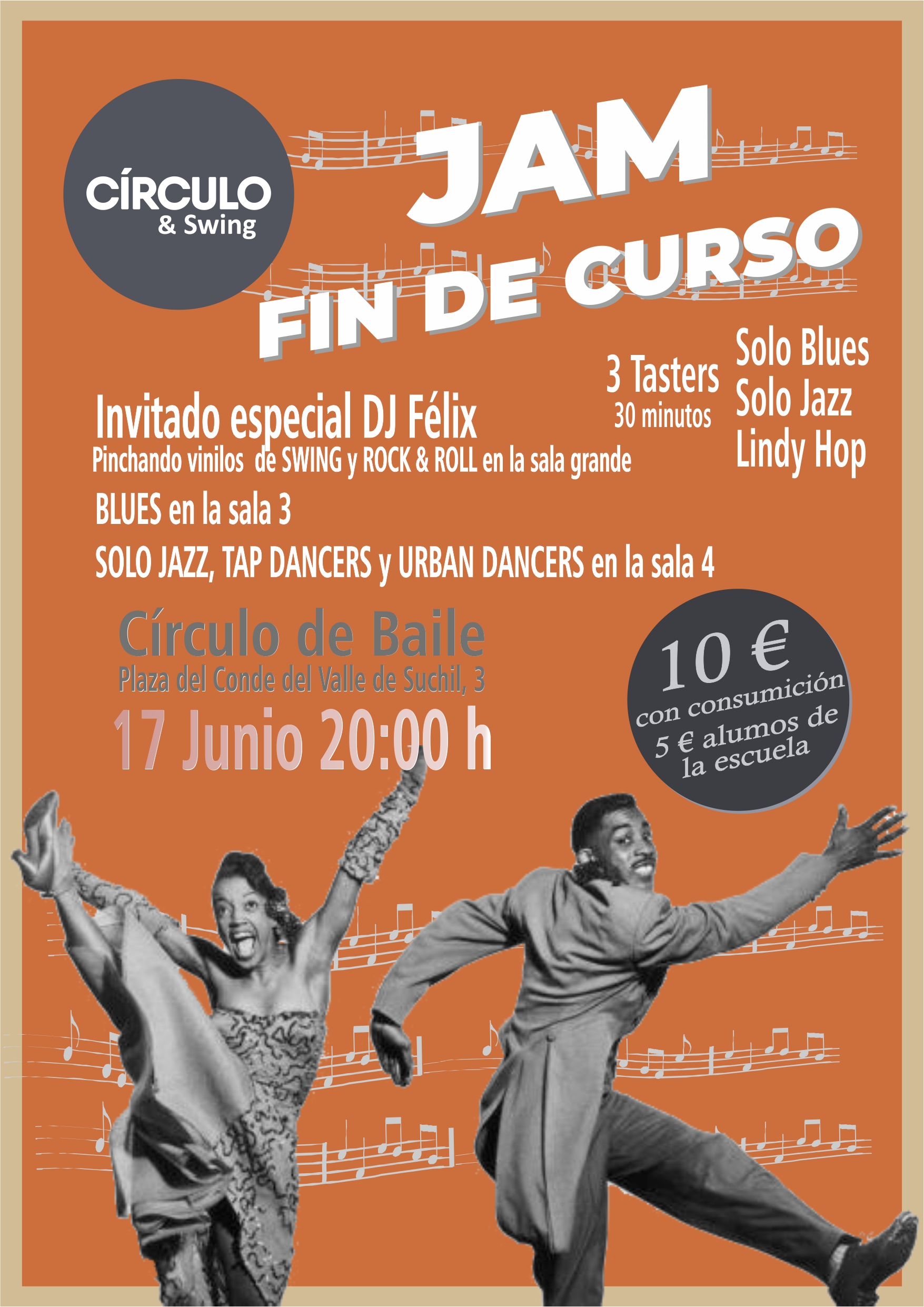 Jam Fin de Curso de Círculo & Swing - Círculo de Baile